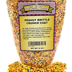 The Bulk-Priced Food Shoppe Peanut Brittle Crunch Coat Ice Cream Topping (1 lb. Resealable Zip Lock Stand Up Bag), Kosher