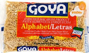 goya alphabet pasta, 7 ounce