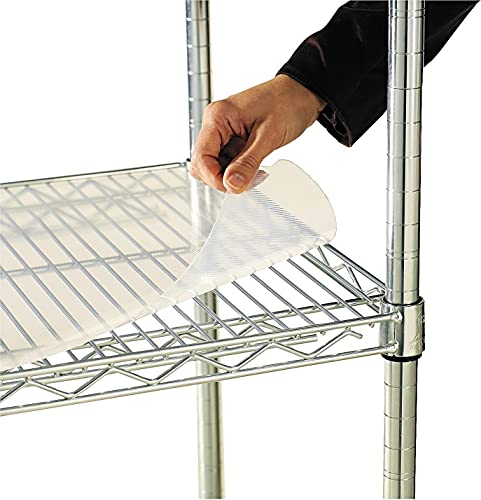 Alera SW59SL3618 Shelf Liners for Wire Shelving, Clear Plastic, 36w X 18d, 4/pack