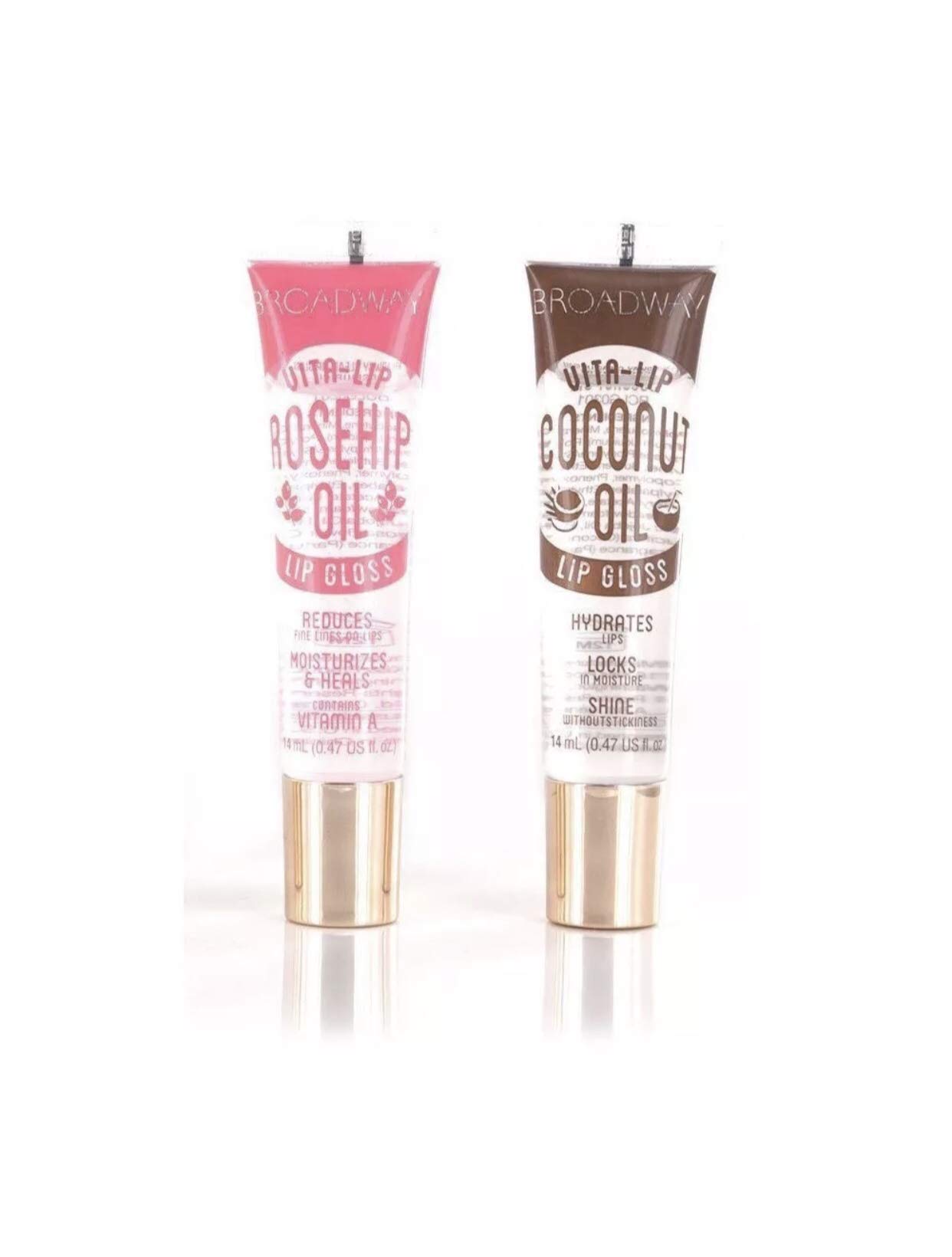 Broadway Vita-Lip Clear Lip Gloss 0.47oz/14ml (Rosehip & Coconut)