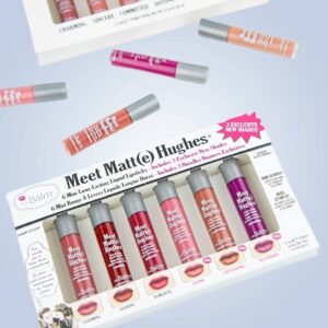 theBalm Meet Matte Hughes 6 Mini Long-Lasting Liquid Lipsticks