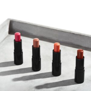 Henné Organics Luxury Lip Tint - Moisturizing, Sheer Natural Color - Intrigue (Brick Red)