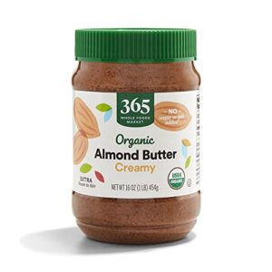 365 by whole foods market, organic creamy almond butter, 16 ounce