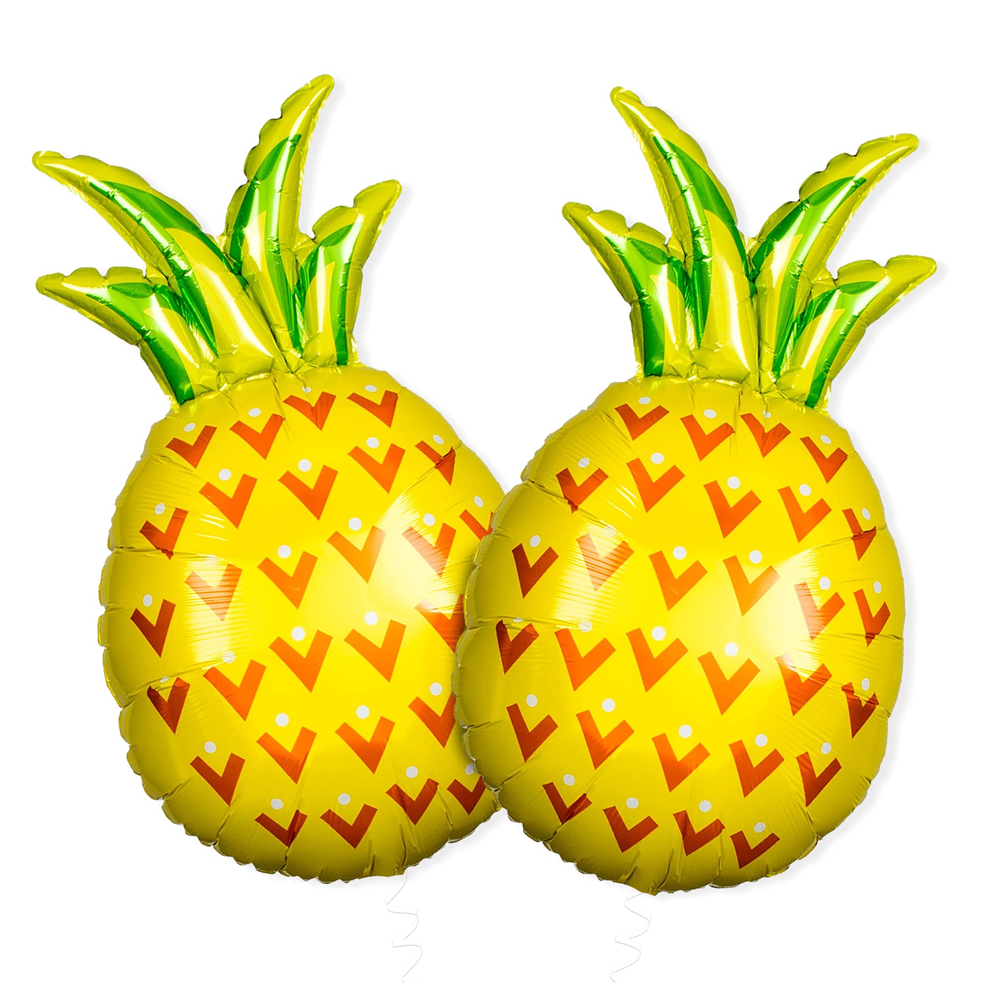 KatchOn, Giant Pineapple Balloons Decorations - 32 Inch | Pineapple Mylar Balloon for Pineapple Party Decorations | Tropical Balloons for Pineapple Birthday Decorations, Fruity Tutti Party Decorations