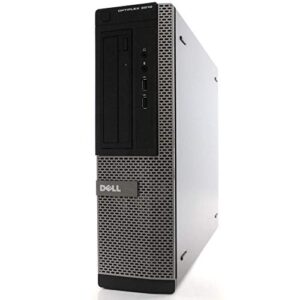 Dell Optiplex 3010 SDT Premium Flagship Business Desktop Computer (Intel Quad-Core i5-3470 3.2GHz, 4GB DDR3 Memory, 250GB HDD, DVD, VGA, HDMI, Windows 10 Professional) (Renewed)