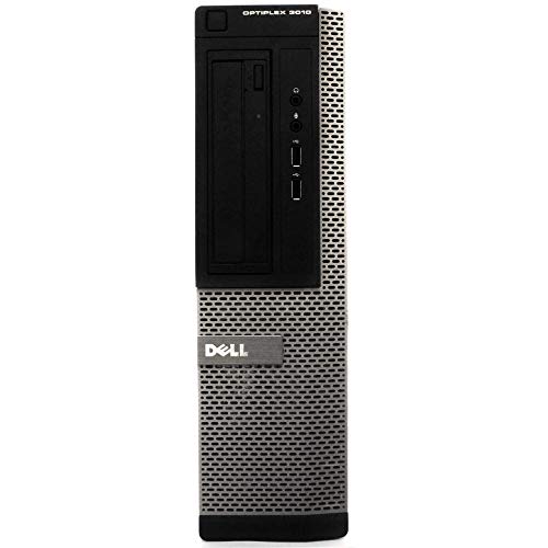 Dell Optiplex 3010 SDT Premium Flagship Business Desktop Computer (Intel Quad-Core i5-3470 3.2GHz, 4GB DDR3 Memory, 250GB HDD, DVD, VGA, HDMI, Windows 10 Professional) (Renewed)