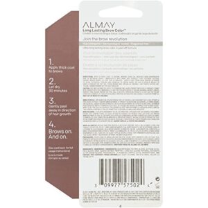 Almay Long Lasting Eyebrow Color, Brown, 0.24fl. oz. brow stain