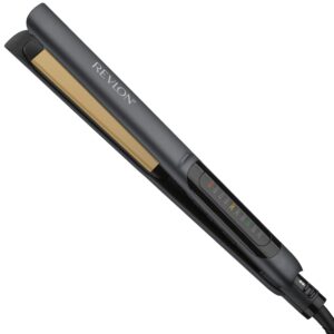 revlon smooth brilliance ceramic hair flat iron | smooth glide and ultra-sleek sylas, (1 in)