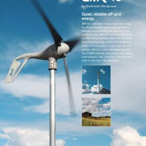 Primus Wind Power Air 40 Wind Turbine Generator | Land Off-Grid Remote Power Applications