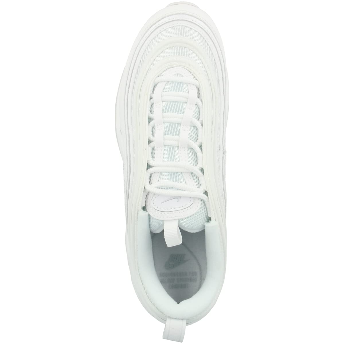 Nike womens Air Max 97 Shoes, White/White-metallic Silver, 9.5