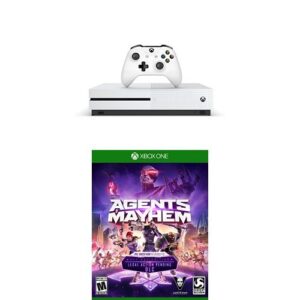 xbox one s 500gb console - agents of mayhem bundle