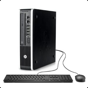 hp elite 8200 ultra slim desktop pc - intel core i5-2400s 2.7ghz 8gb 128gb ssd windows 10 professional (renewed)