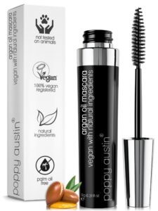 poppy austin mascara 9g - lash mascara - organic mascara, paraben-free, vegan mascara, cruelty-free mascara - hypoallergenic mascara lengthening & volumizing with argan oil, natural mascara (black)