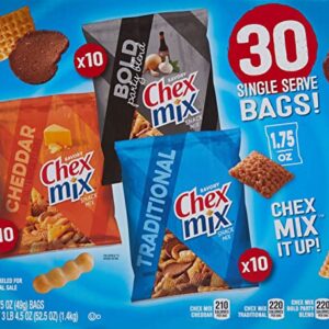 Chex Mix Classics Snack Mix, 1.75 Ounce (Pack of 30)