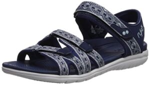 ryka women's savannah sandal, medieval blue/soft blue, 7.5 m us