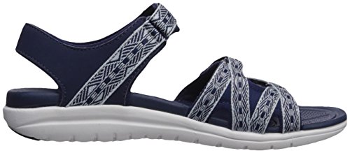 Ryka Women's SAVANNAH Sandal, medieval blue/soft blue, 7.5 M US