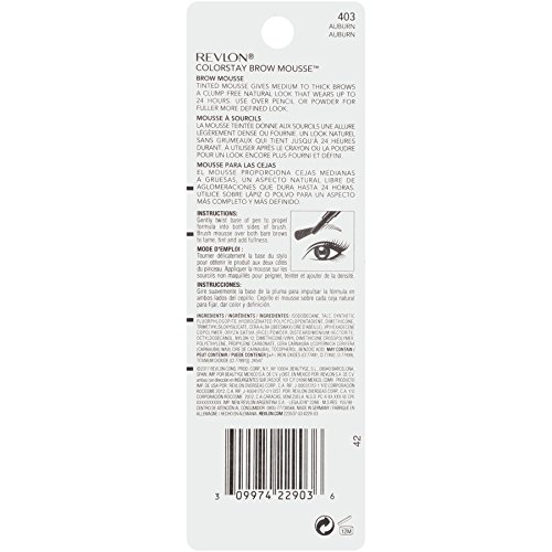 Revlon ColorStay Brow Mousse, Auburn