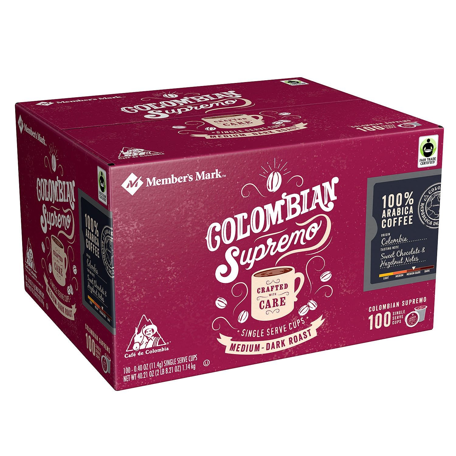 Member's Mark Colombian Supremo Coffee, 40.56 Oz