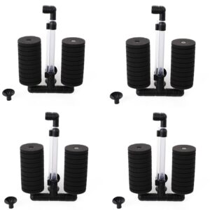 xinyou xy-2822 air pump double sponge water filter for aquarium (4-pack)