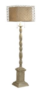 crestview collection cvavp741 holcomb floor lamp lighting, white