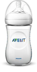 philips avent natural baby bottle, clear, 4 oz