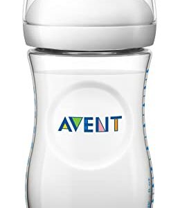 Philips AVENT Natural Baby Bottle, Clear, 4 Oz