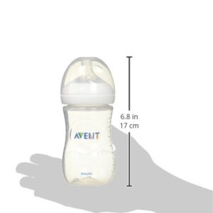 Philips AVENT Natural Baby Bottle, Clear, 4 Oz