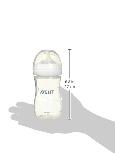 Philips AVENT Natural Baby Bottle, Clear, 4 Oz