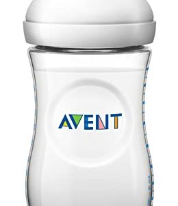 Philips AVENT Natural Baby Bottle, Clear, 4 Oz