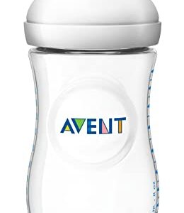 Philips AVENT Natural Baby Bottle, Clear, 4 Oz