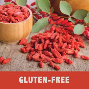 2lbs Organic Raw Dried Goji Berries - USDA Certified, Non GMO, Large Berries with Recipes E-Book - by Nutrient Elements