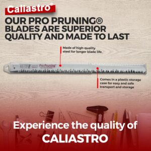 Caliastro 12-Inch Wood Pruning Saw Blades for Reciprocating/Sawzall Saws - 5 Pack