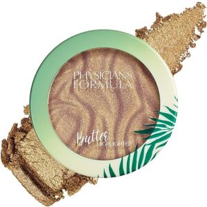 physicians formula murumuru butter highlighter makeup face powder make up, champagne, dermatologist approved,