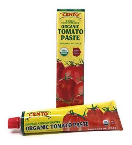 cento double concentrated organic tomato paste - 2/ 4.56 oz tubes