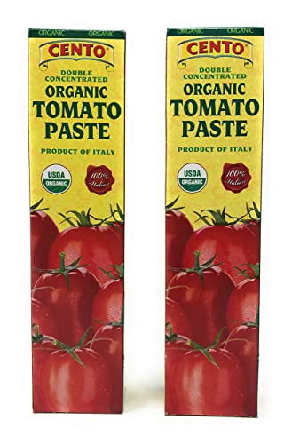 Cento Double Concentrated ORGANIC Tomato Paste - 2/ 4.56 oz tubes