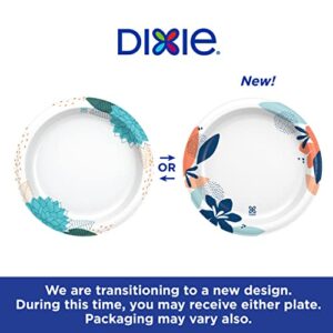 Dixie Medium Paper Plates, 8.5 Inch, 90 Count, 2X Stronger*, Microwave-Safe, Soak-Proof, Cut Resistant, Great For Everyday Breakfast, Lunch, & Dinner Meals