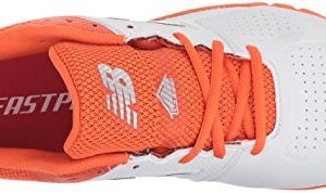 New Balance Women's Fresh Foam Velo V1 Metal Softball Shoe, Orange/White, 5.5 M US