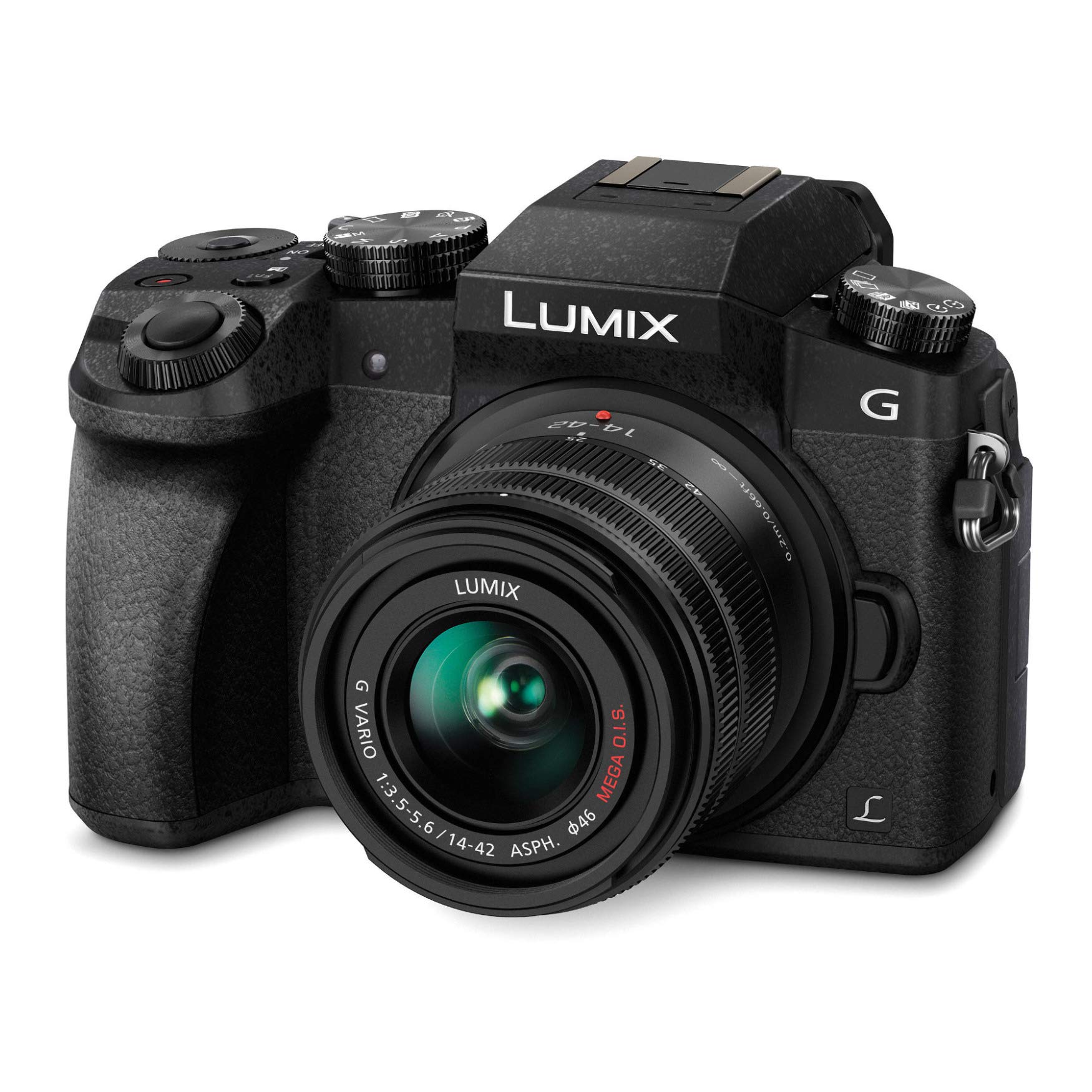 Panasonic LUMIX G7 Mirrorless Digital Camera (Black) Bundle with 128GB Memory Card and Accessories