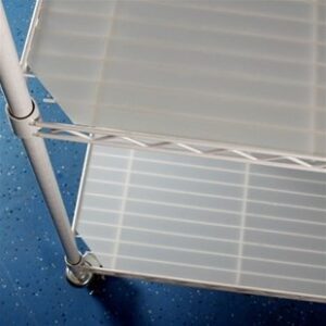 Shelving Inc. 8" x 24" Translucent Wire Shelf Liner - 4 Pack