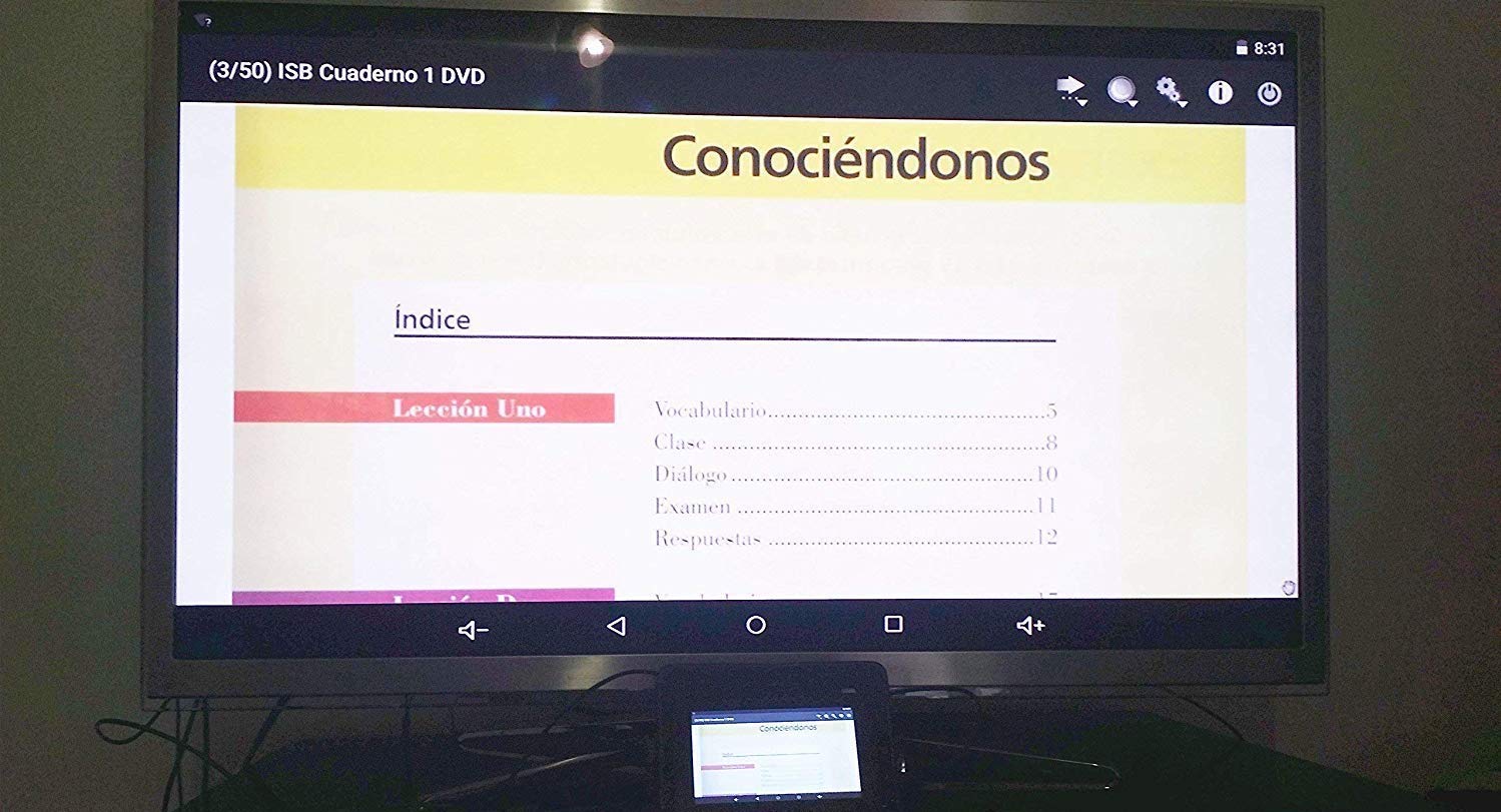 Ingles sin Barreras Portatil Curso Completo Dentro Un Una Tablet Nueva Con HDMI A Televisor