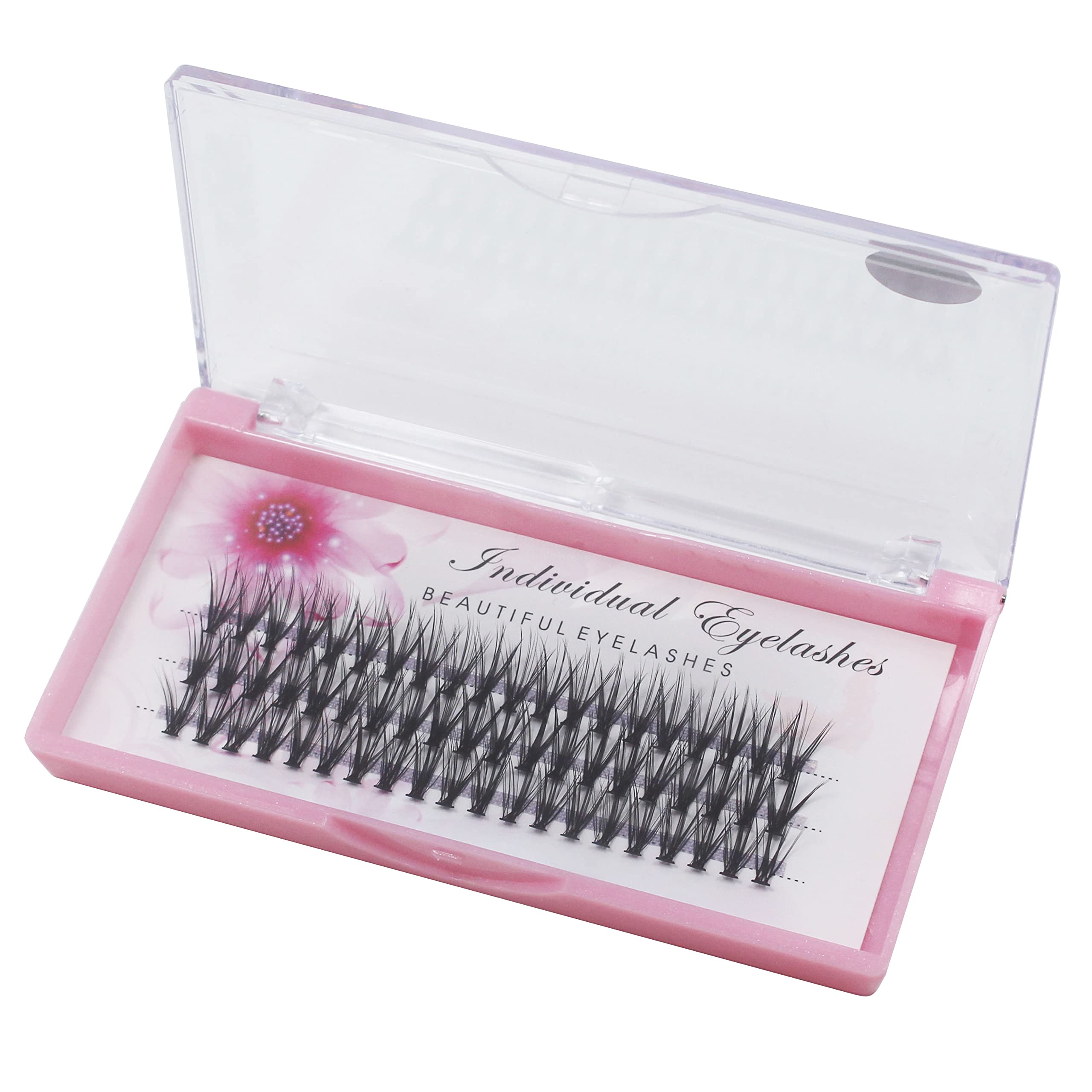 Bodermincer 20D 0.07mm Thickness 8-22mm To Choose Grafting False Eyelashes False Eyelashes Individual Natural Long Mink Fake Eyelashes Extension Handmade (14mm)