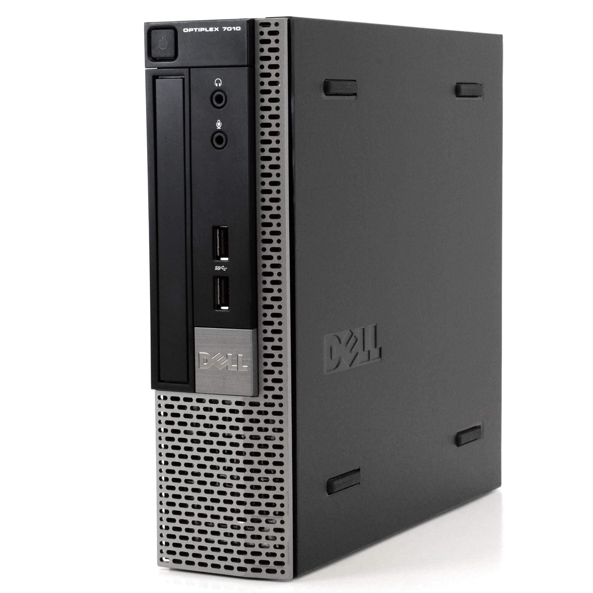 Dell Optiplex 7010 USFF Premium Business Desktop Computer (Intel Quad-Core i5-3470S up to 3.6GHz, 8GB RAM, 500GB HDD, DVD, VGA, DisplayPort, WiFi, Windows 10 Professional) (Renewed)