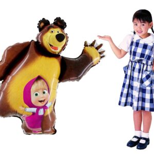 Masha and the Bear Super Shape Figure of Masha Balloon Party Supplies 35 inch