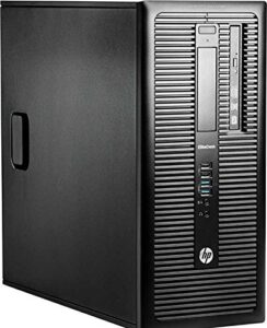 high performance hp elite desktop tower pc, core i5-4570, 16gb ram, 500gb solid state ssd, hdmi, vga, display port, wireless wifi, dvd, win 10 professional (certified refurbished)