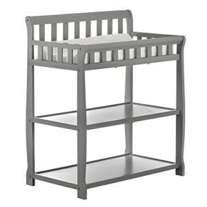 dream on me ashton changing table, steel grey 34x20x40 inch (pack of 1)