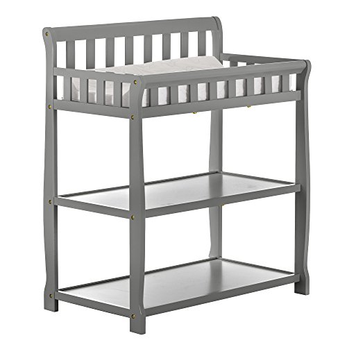 Dream On Me Ashton Changing Table, Steel Grey 34x20x40 Inch (Pack of 1)