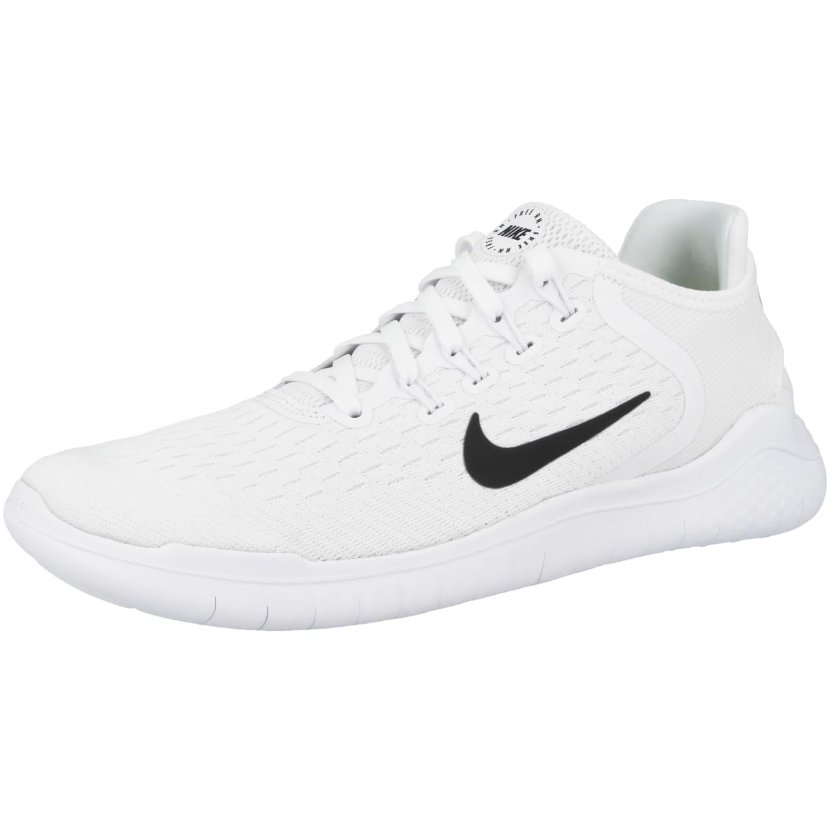 Nike Women's Free RN 2018 Running Shoe White/Black 5.5 M US