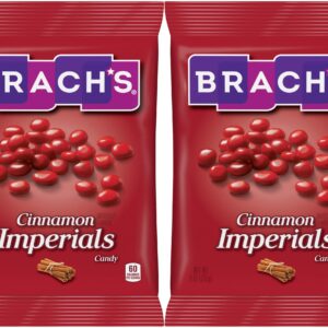 Brach's Cinnamon Imperials Candy 9 Oz Bag (Pack of 2 Bags) (18 Ounces Total Weight)