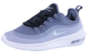 nike women's air max axis shoes (8.5, grey/blue/black)