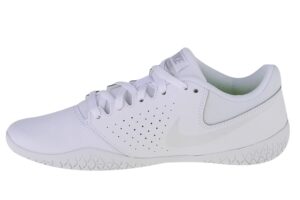 nike women's sideline iv cheerleading shoe white/pure platinum size 9.5 m us